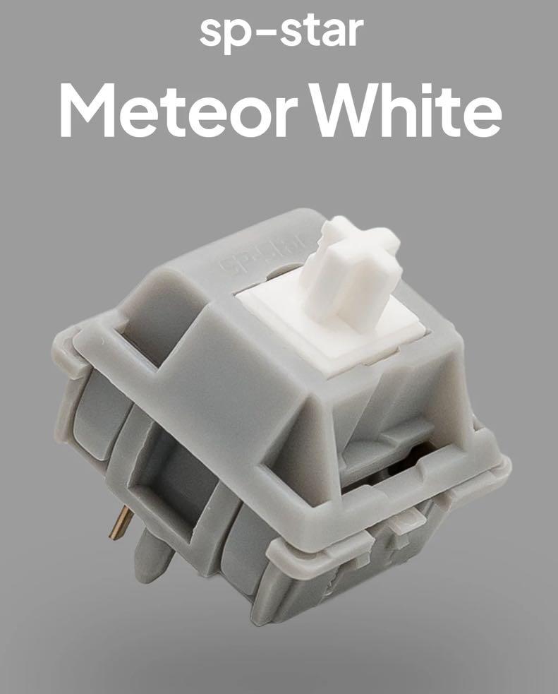 SP Star Meteor White Switches x68, Computers & Tech, Parts ...