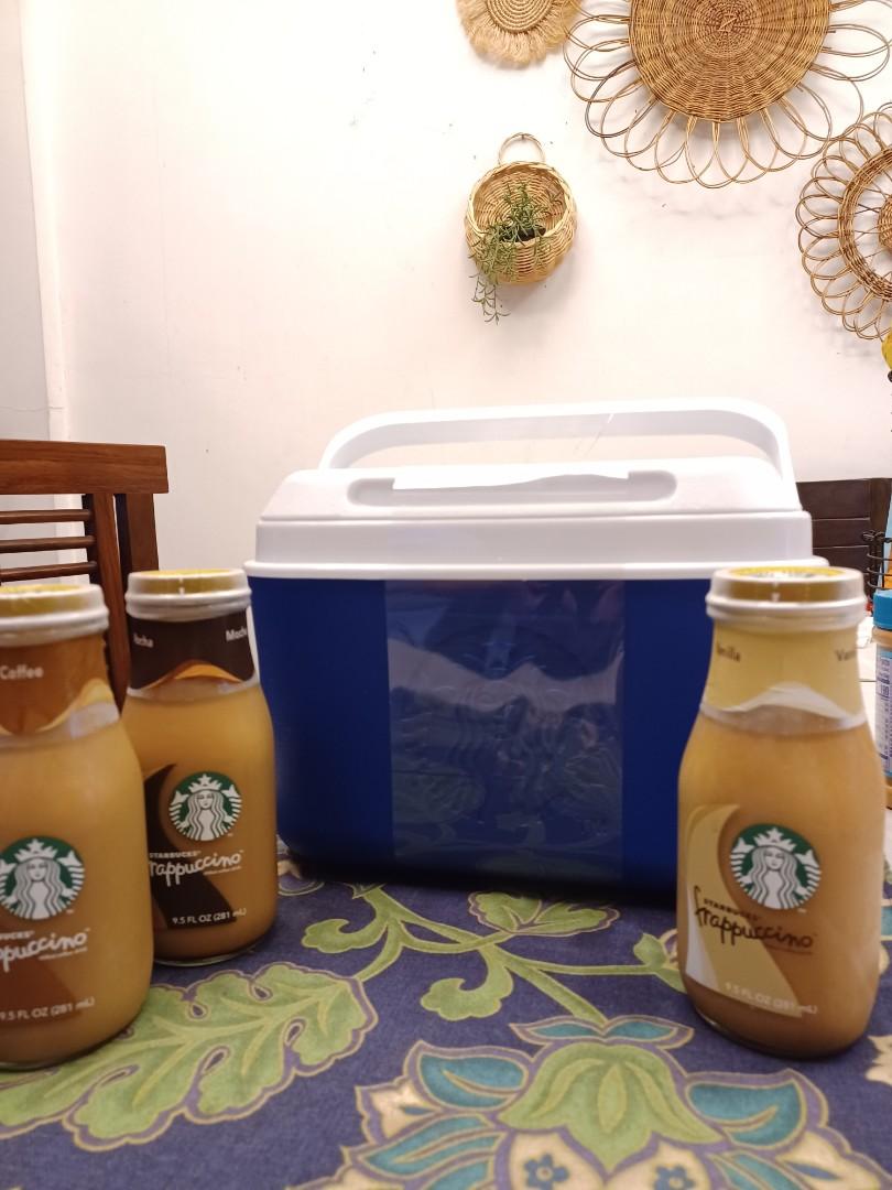 Starbucks Cooler Box with 6-set assorted Starbucks Frappuccino Bottles ...