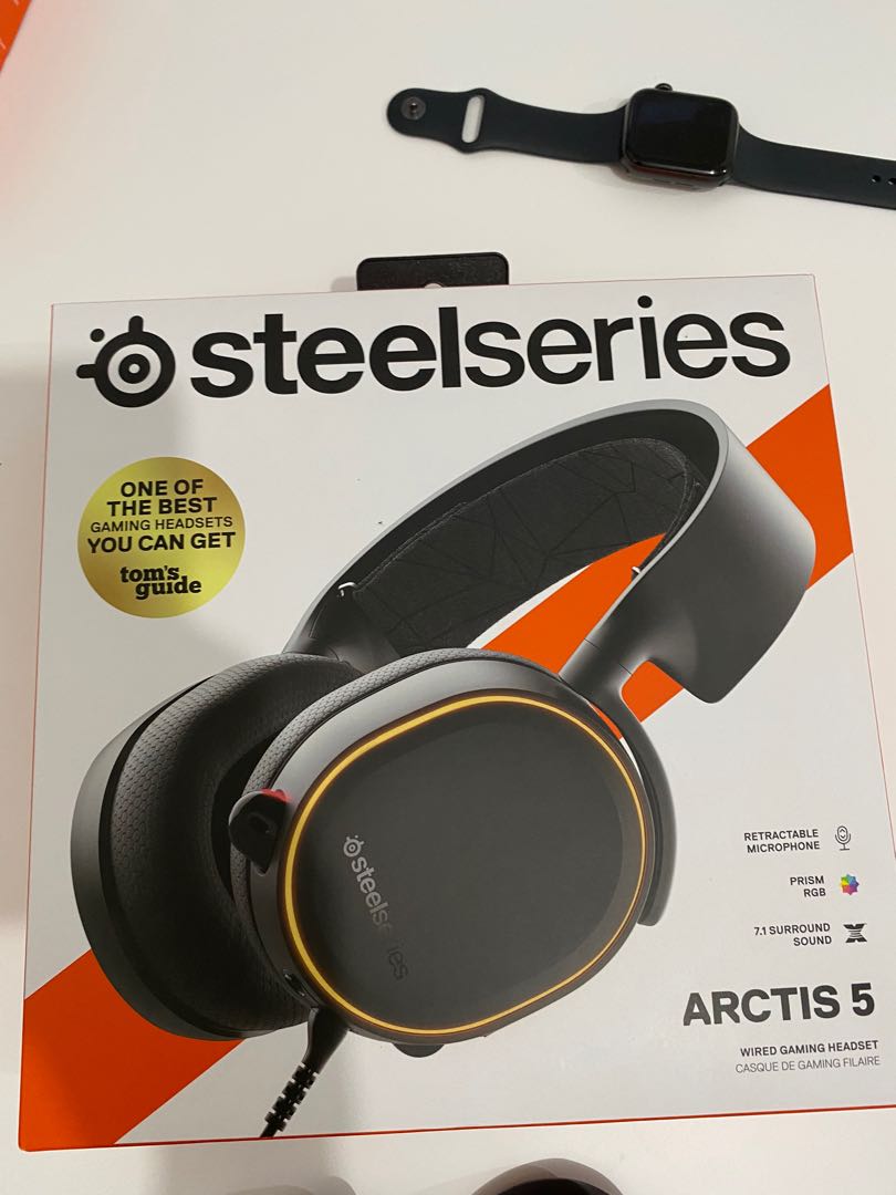 Steelseries Arctis 5 Black Edition Wired, Audio, Headphones & Headsets ...