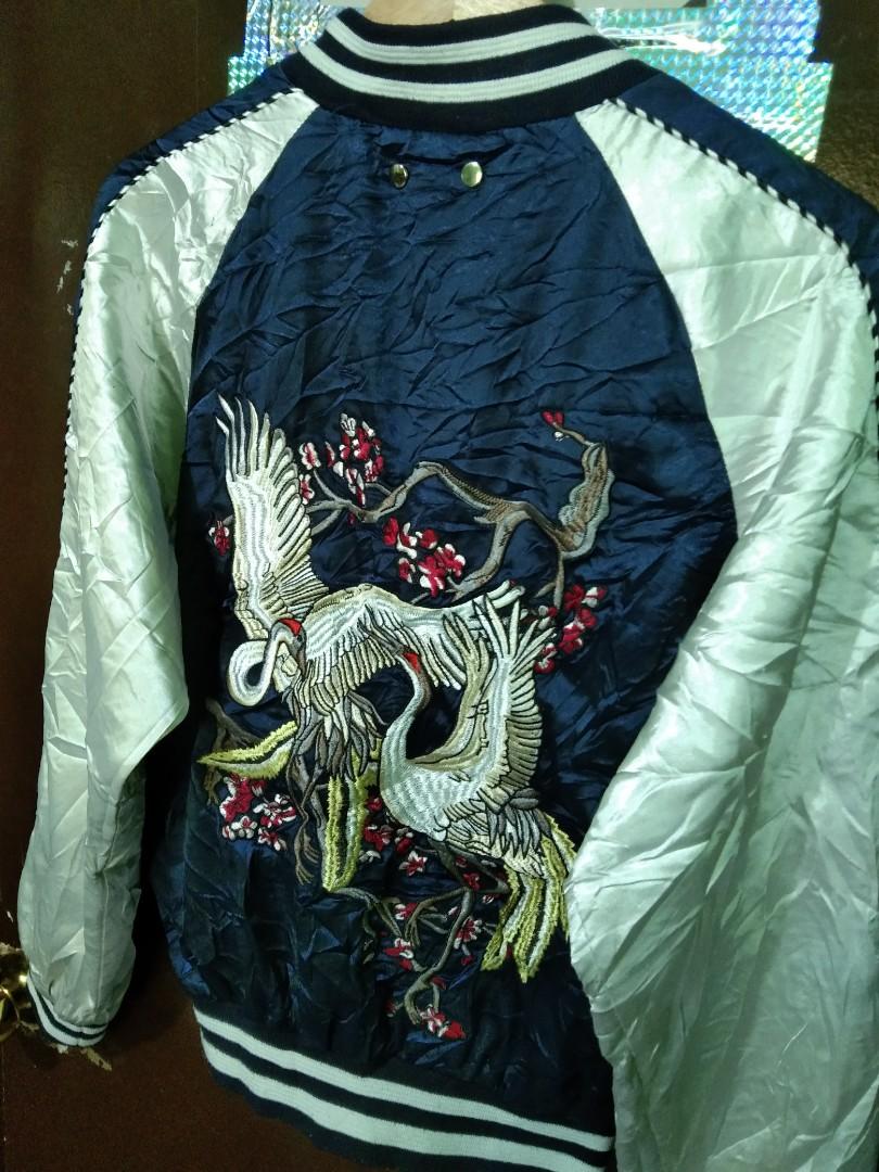 Sukajan satin Varsity Jacket, Men's Fashion, Coats, Jackets and ...