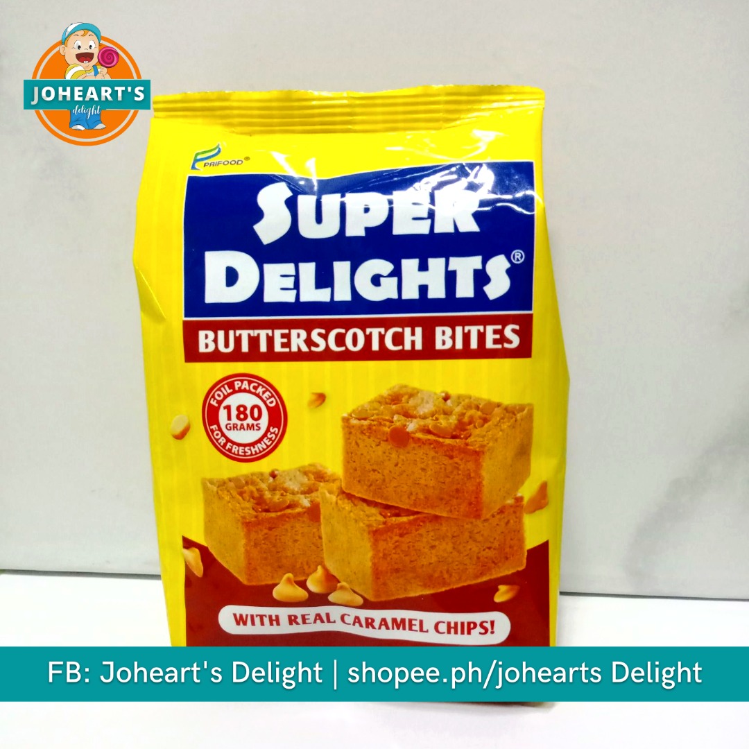 Super Delights Butterscotch Bites, Food & Drinks, Local Eats on Carousell