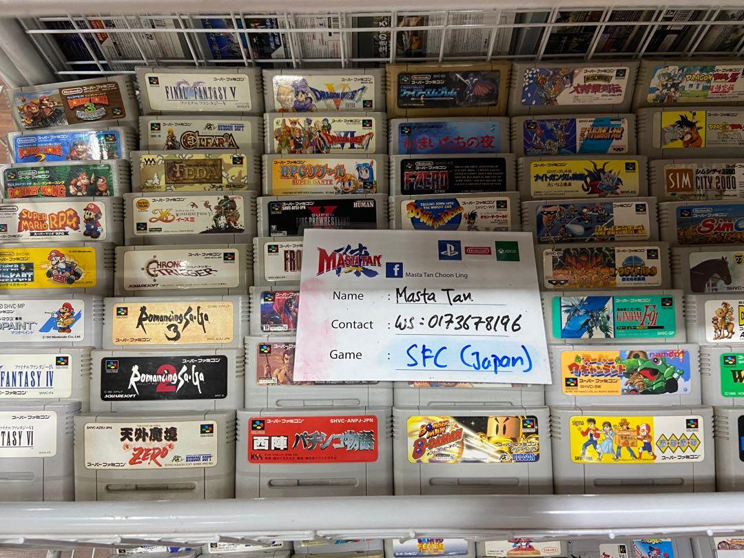 Super Famicom Cartridge original Japan SFC SNES, Video Gaming, Video ...