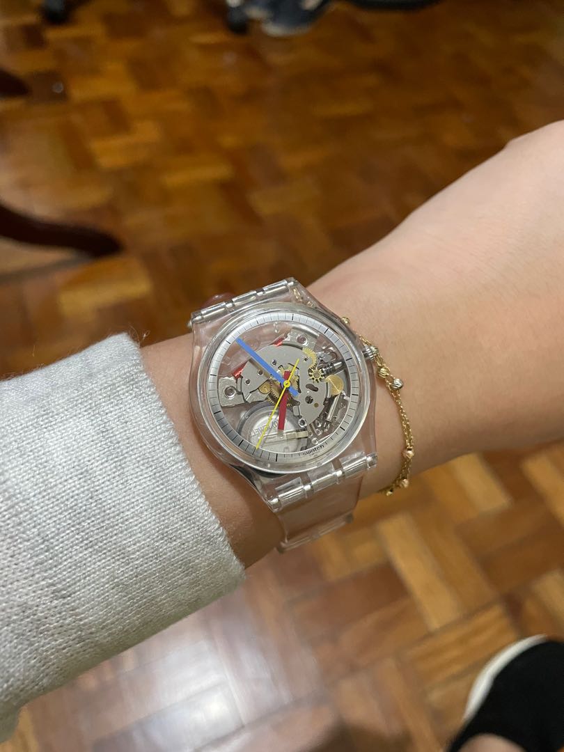 SWATCH Classic Jellyfish watch w/ Box, Women's Fashion, Watches ...