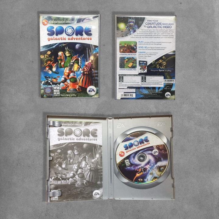 Take All Spore Base Game + Spore Creepy & Cute Parts Pack + Spore Galactic Adventures Expansion ...
