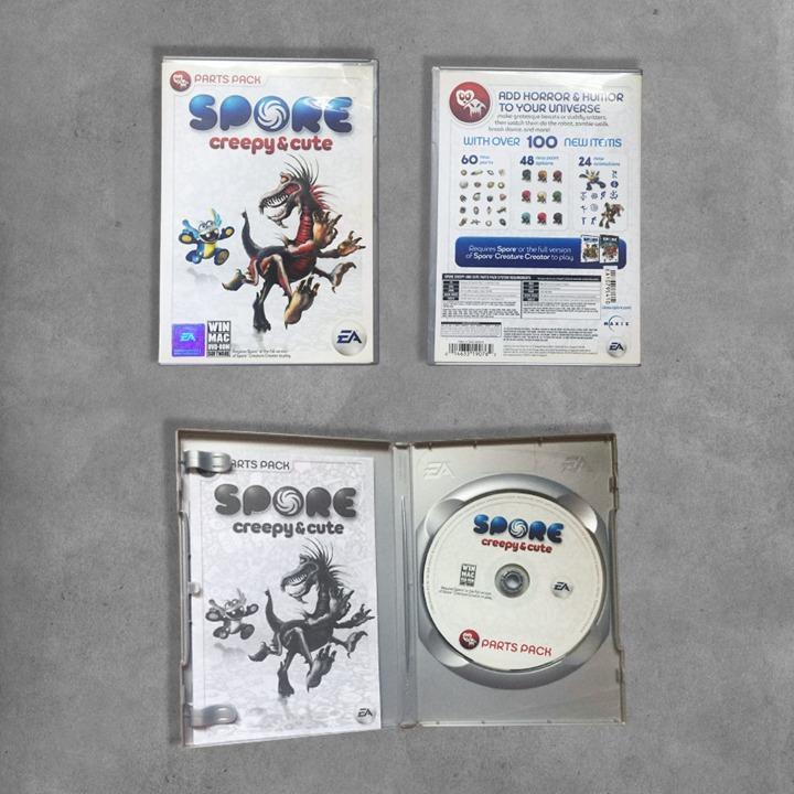 Take All Spore Base Game + Spore Creepy & Cute Parts Pack + Spore Galactic Adventures Expansion ...
