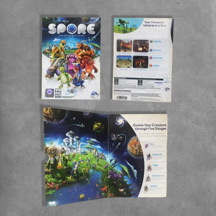 Take All Spore Base Game + Spore Creepy & Cute Parts Pack + Spore Galactic Adventures Expansion ...
