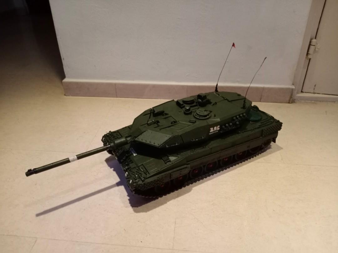 Tamiya Leopard 2A6, 1/16 Scale with DMD Unit and battery, Hobbies ...