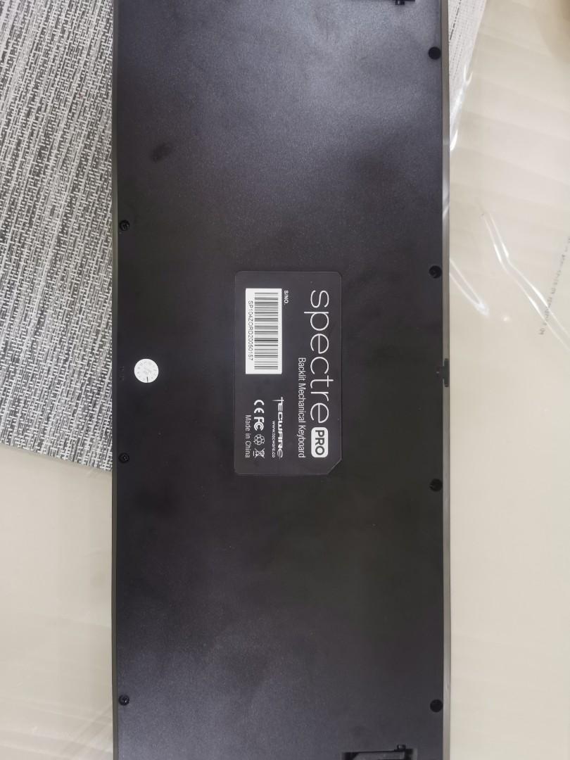 Tecware Spectre Pro Keyboard Red Switch with Volume Knob, Computers ...