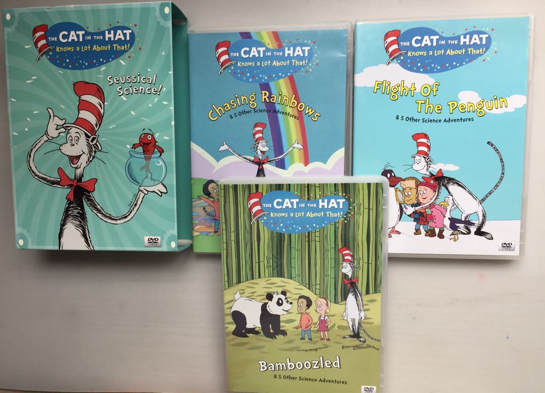 The Cat in the Hat - 3 DVDs, Hobbies & Toys, Music & Media, CDs & DVDs ...