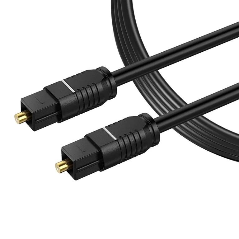 Toslink Digital Optical Audio Cable Adapter PVC Fiber Audio Cord for ...