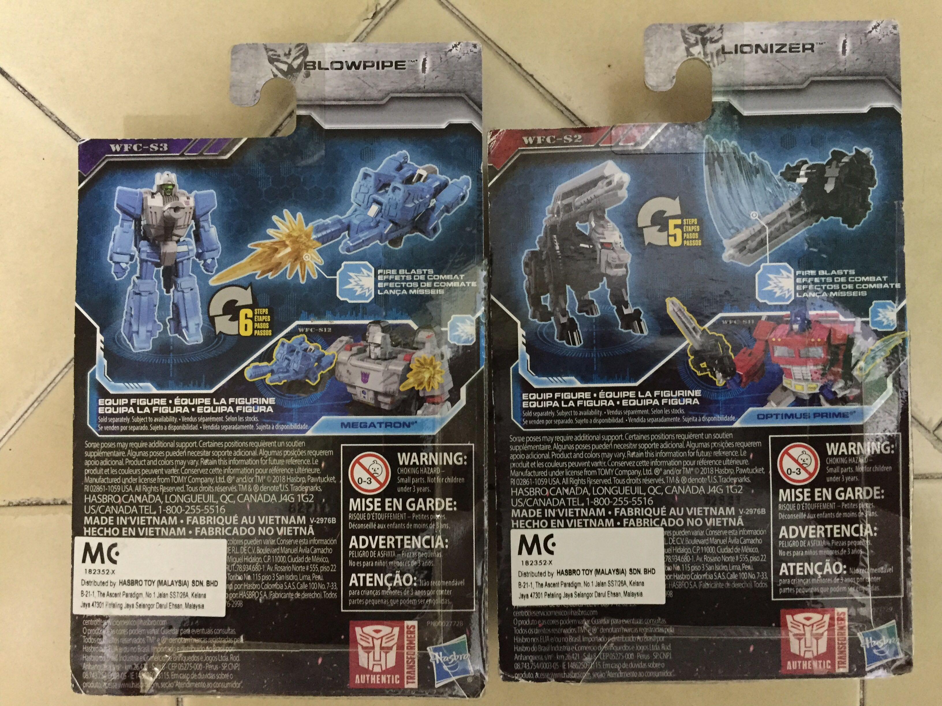 Transformers Siege War for Cybertron Lionizer & Blowpipe Target Battle ...