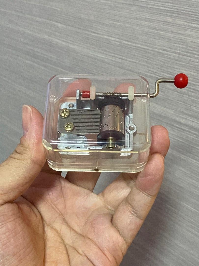 Transparent Hand Crank Music Box, Hobbies & Toys, Music & Media, Music ...