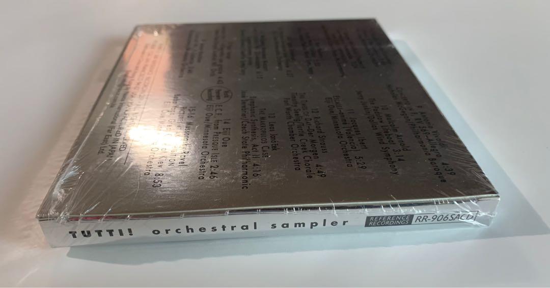 Tutti Orchestral Sampler SACD 日本製造, 興趣及遊戲, 音樂、樂器 & 配件, 音樂與媒體 - CD 及 DVD ...