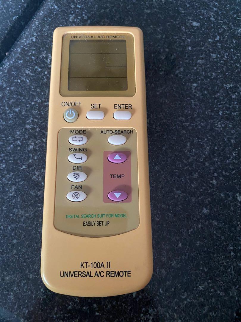 Universal aircon remote, TV & Home Appliances, Air Conditioners ...