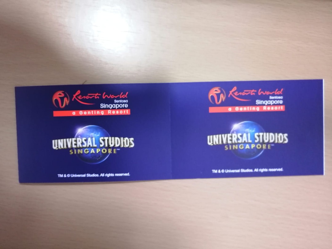 Universal Studios Singapore (USS) Ticket (x2), Tickets & Vouchers ...