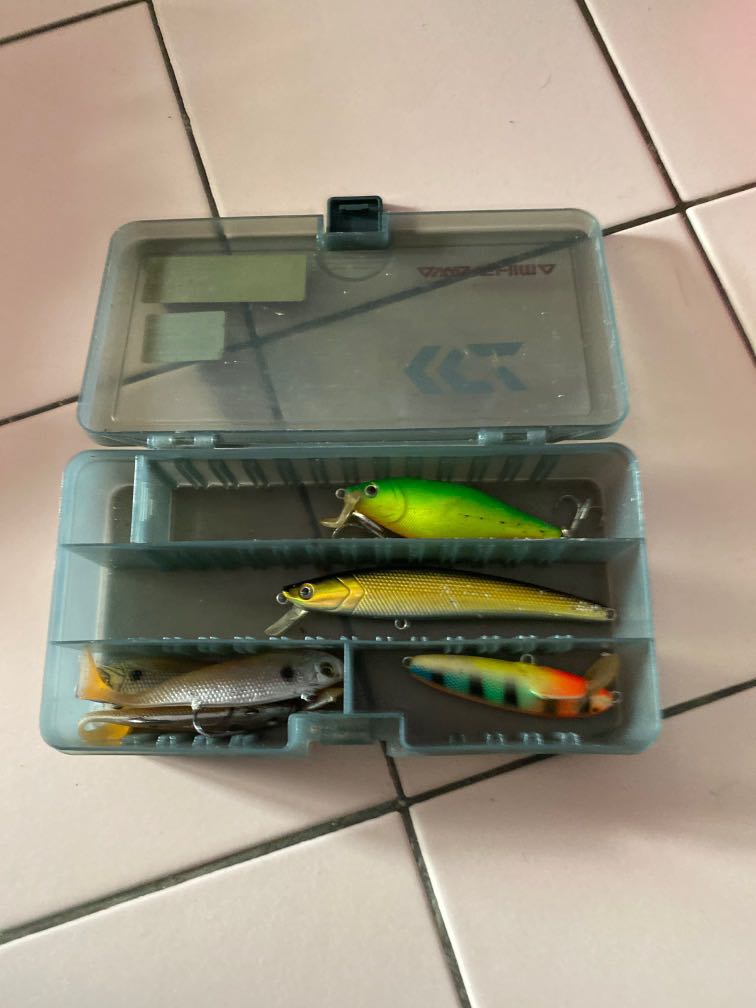Used bait box set 1, Sports Equipment, Fishing on Carousell