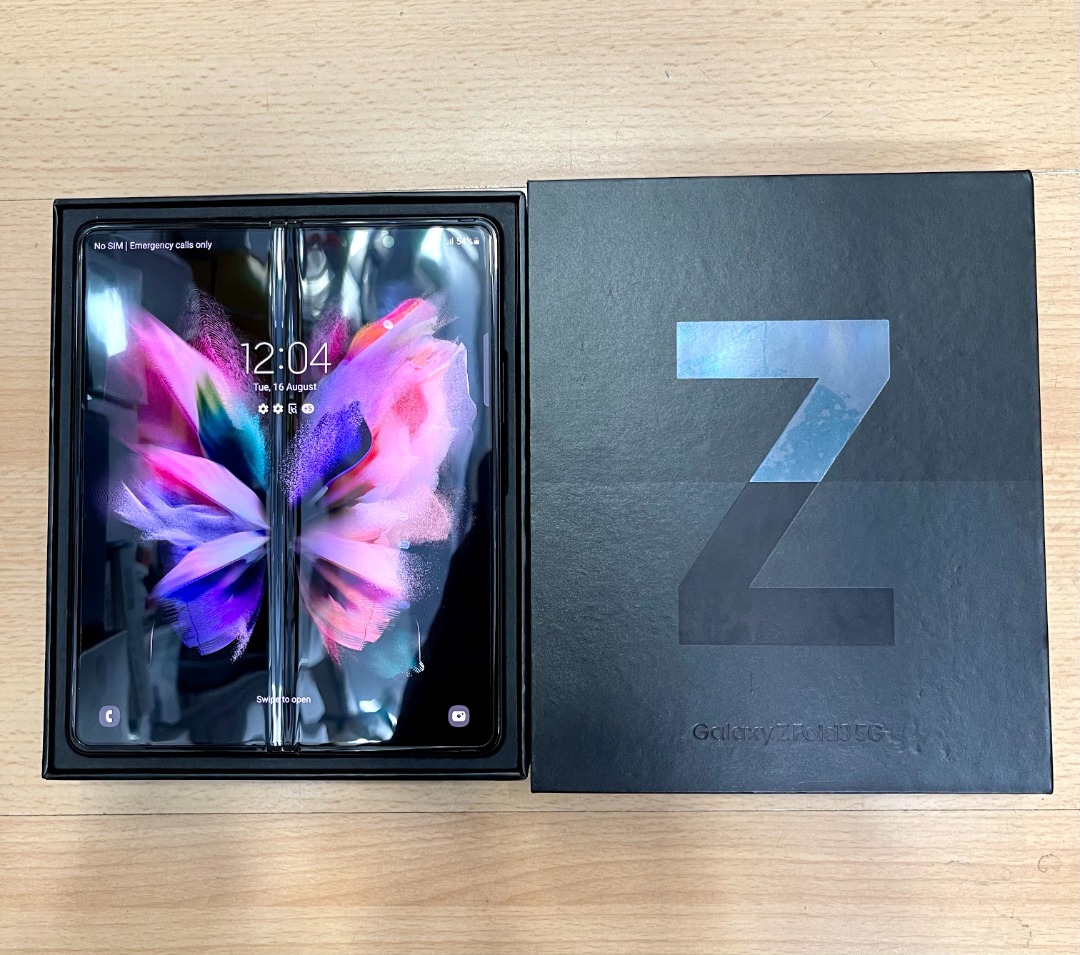 Used Galaxy Z Fold 3 5G 512GB Phantom Black, Mobile Phones & Gadgets ...
