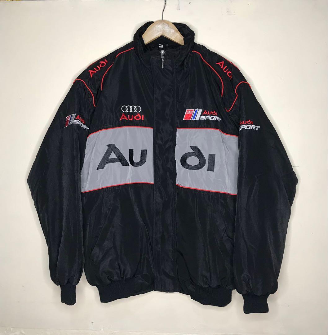 Vintage Audi Racing Jacket, Men's Fashion, Coats, Jackets and Outerwear ...