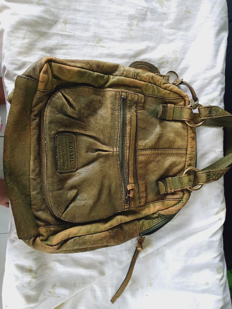 Vintage Fossil backpack, Luxury, Bags & Wallets on Carousell