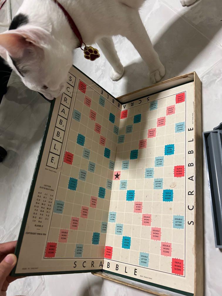 Vintage Original Scrabble, Hobbies & Toys, Toys & Games on Carousell