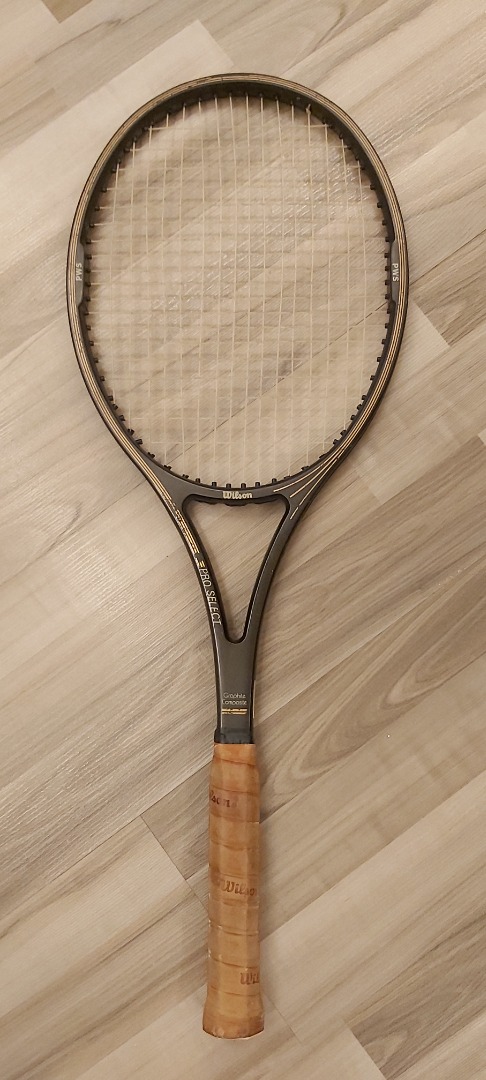 Vintage Wilson Tennis Racket Racquet Pro Select, 運動產品, 運動與體育, 運動與體育 ...
