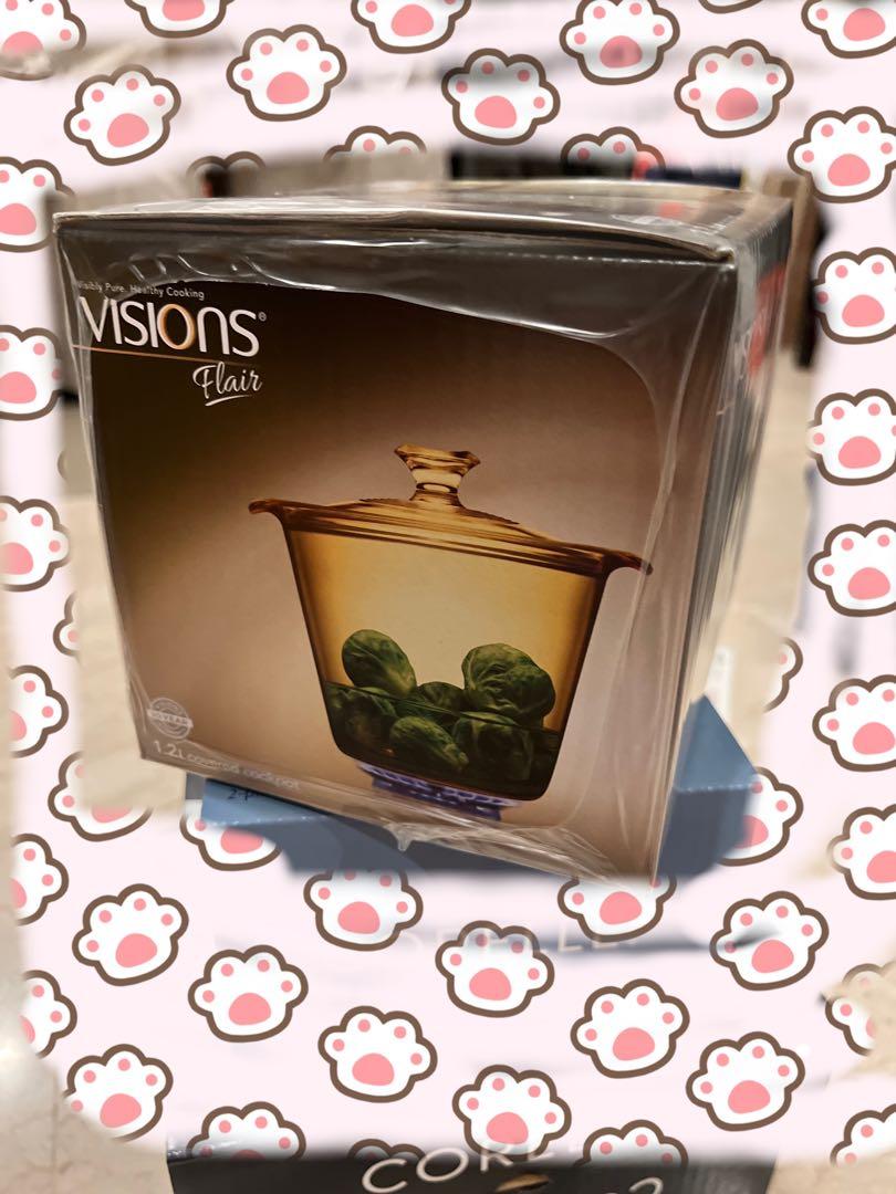 Vision Flair cookpot 1.2l Double Boiler, Furniture & Home Living ...