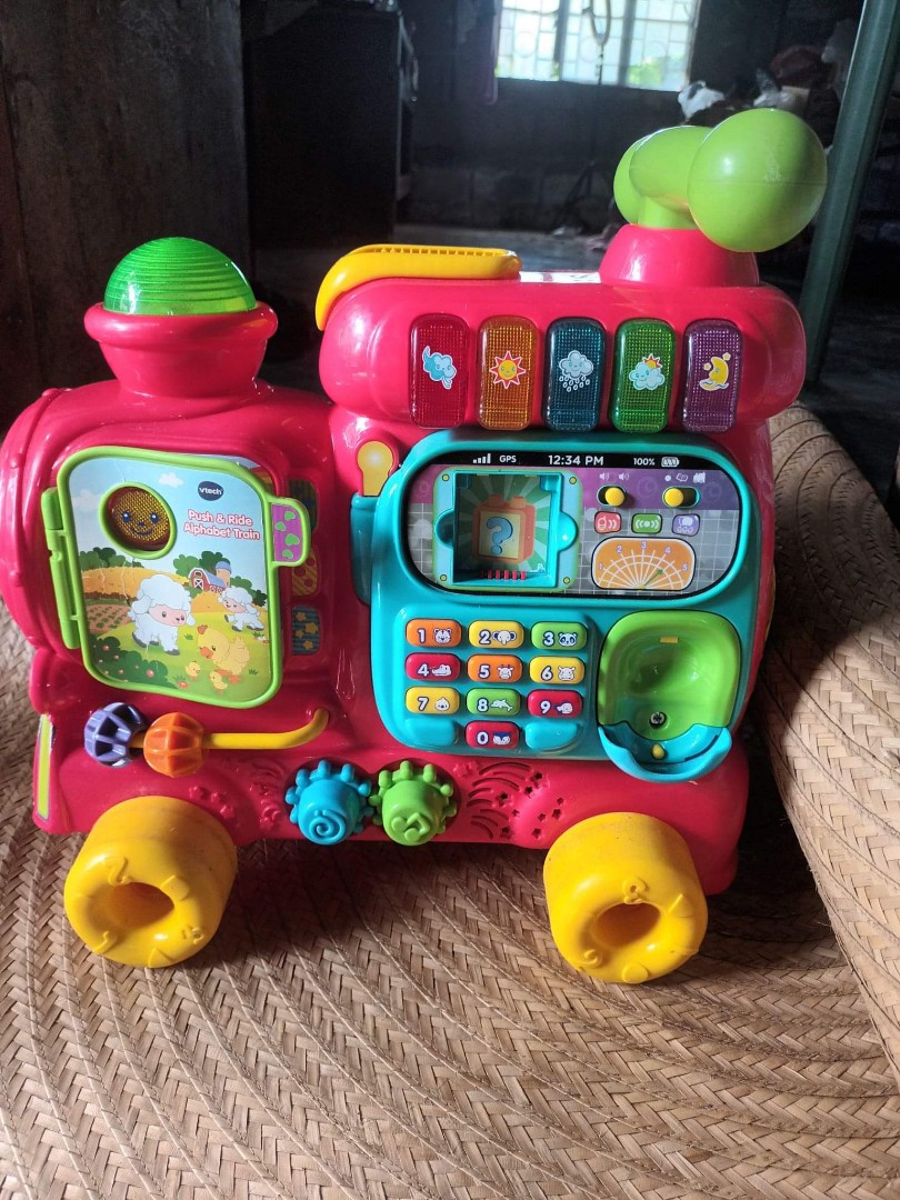 Vtech Push and Ride Alphabet Train, Babies & Kids, Infant Playtime on ...