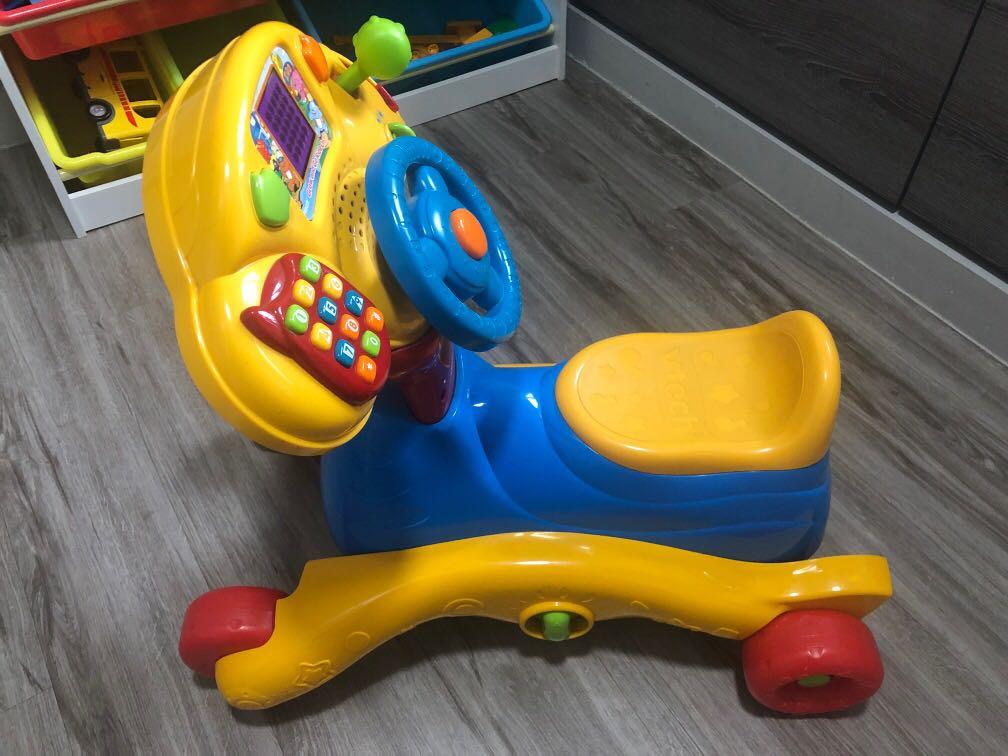 Vtech push and ride car, Babies & Kids, Infant Playtime on Carousell