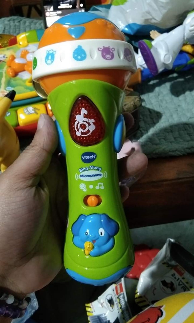 Vtech Sing Along Microphone, Babies & Kids, Infant Playtime on Carousell