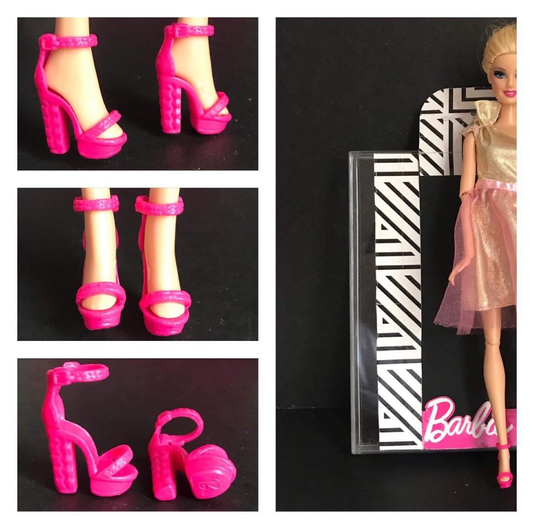 with BARBIE LOGO original SHOES (part 2) ACCESSORIES, Hobbies & Toys ...