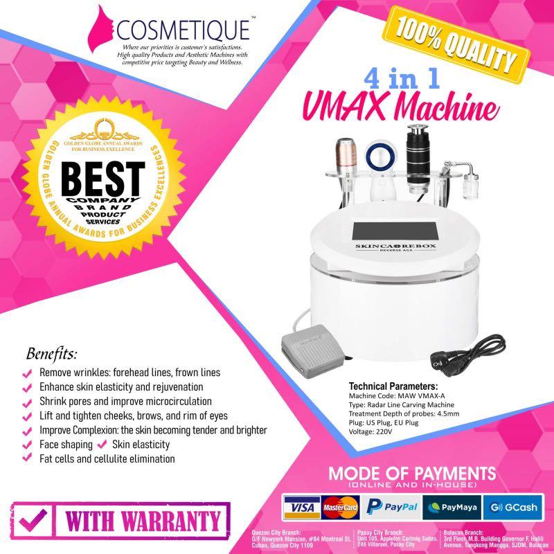 With Demo Vmax Facial Machine Cold Hammer Vmax Hifu Bio Skin Lifting ...
