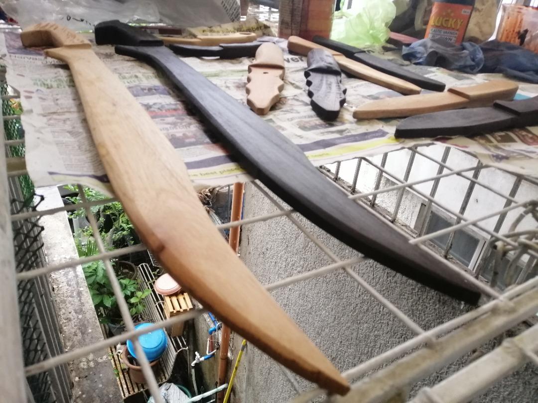 Wooden Pinuti Sword, Sports Equipment, Sports & Games, Combat Sports on ...