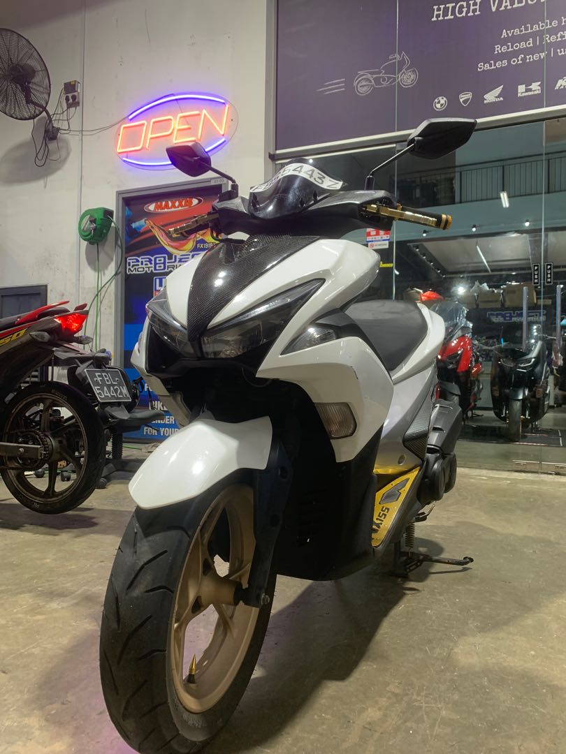 YAMAHA AEROX 155 KEYLESS 2031, Motorcycles, Motorcycles for Sale, Class ...