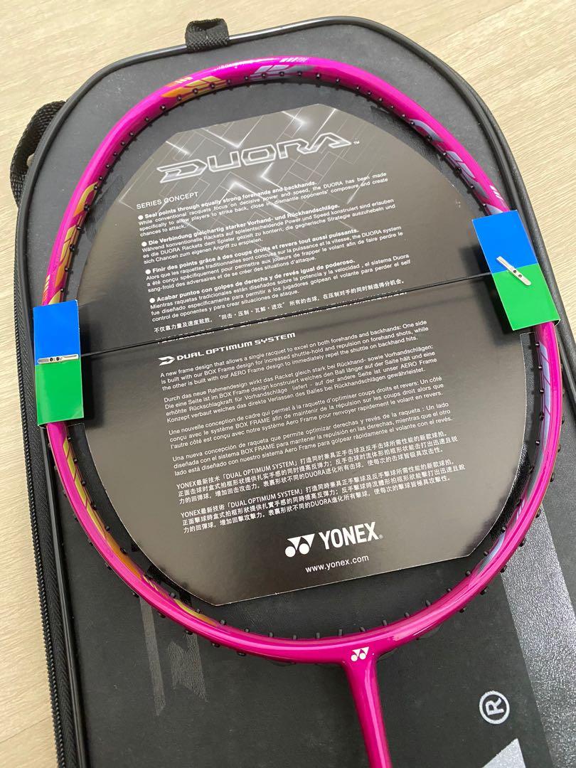 Yonex Duora 9 badminton racket, Sports Equipment, Sports & Games ...