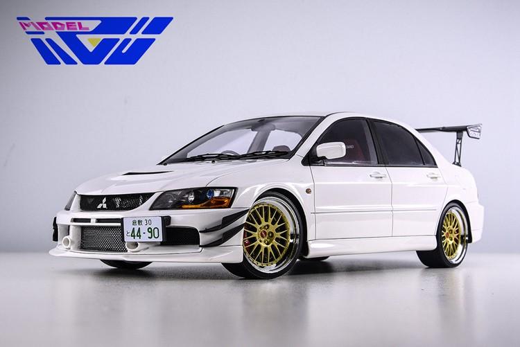 1:18 1/18 AGU Mitsubishi Lancer Evolution 9 Evo 9 Evo IX CT9A White ...