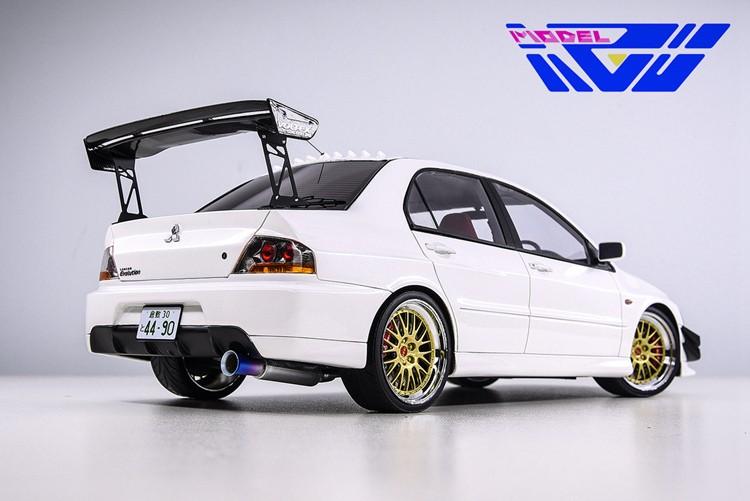 1:18 1/18 AGU Mitsubishi Lancer Evolution 9 Evo 9 Evo IX CT9A White ...