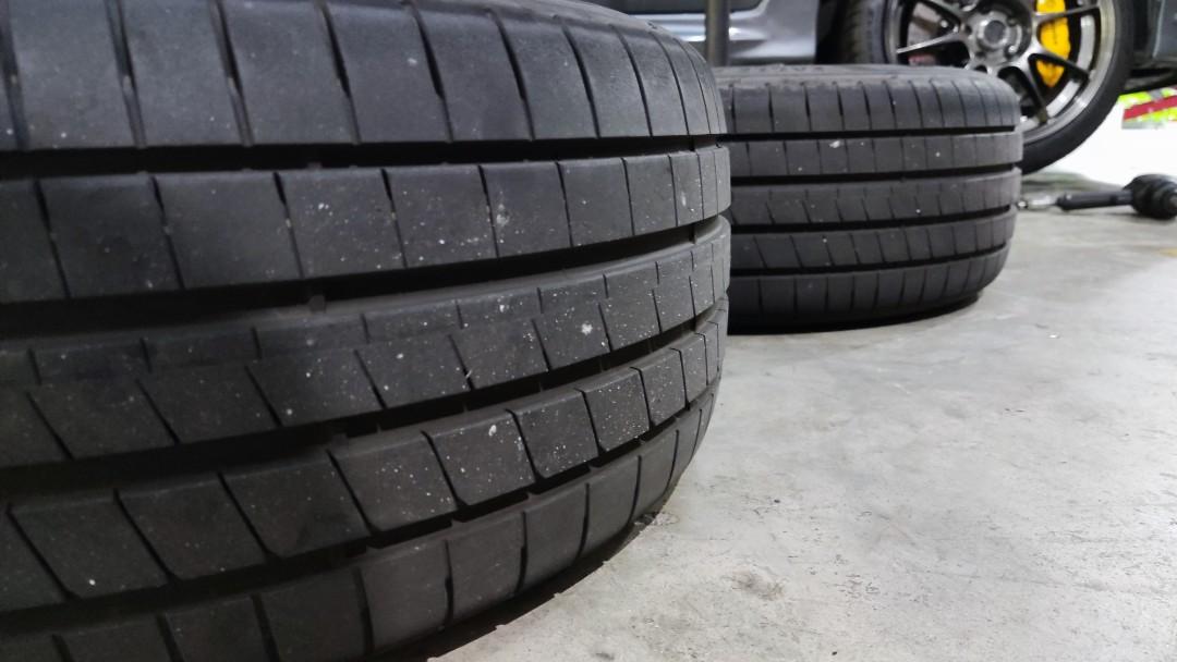 4pcs 17" Tc105X design rim with F1A6 Tyre, Car Accessories, Tyres ...