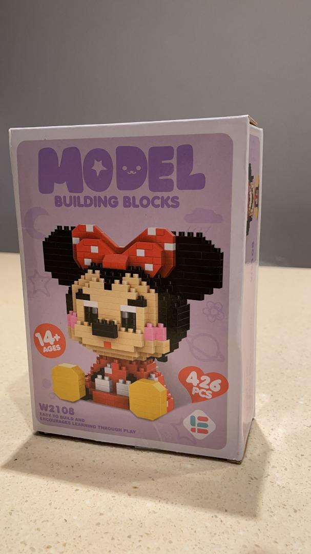 2228) 426 Pcs Mini Lego Block DIY Disney Character Model Building Blocks Nano block Minnie Mouse ...