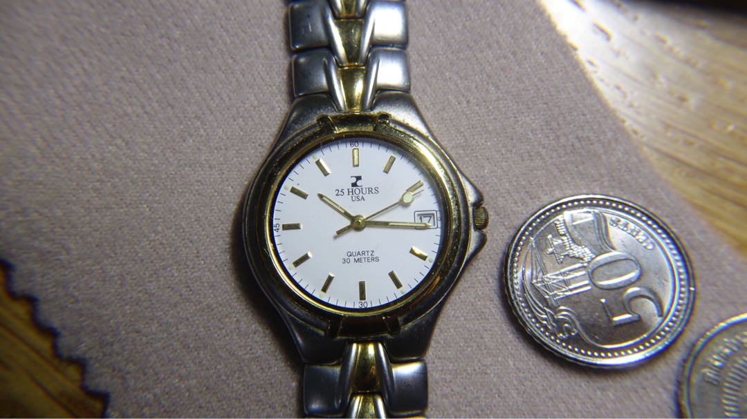 25 Hours USA quart watch, Luxury, Watches on Carousell