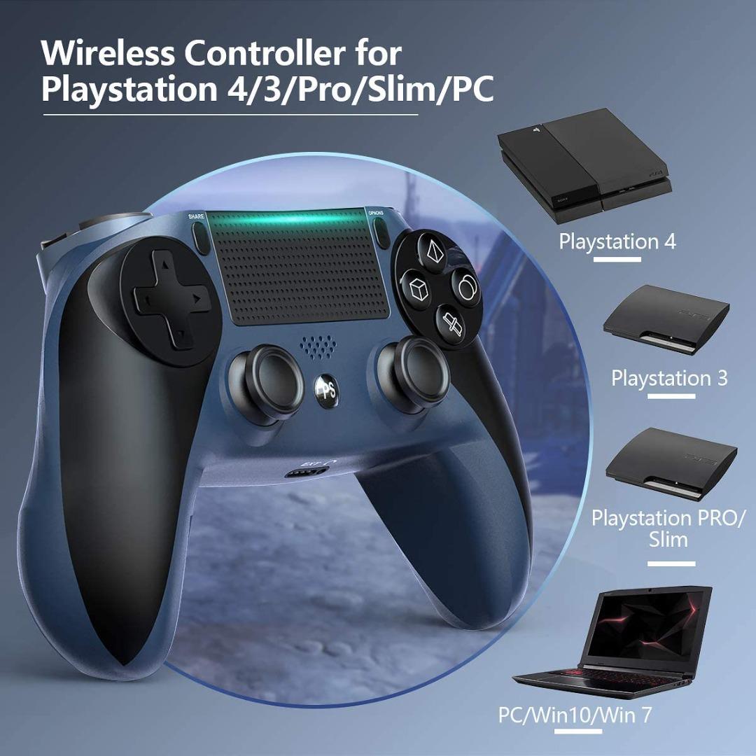 84.M P4 Controller Wireless,JORREP DualShock 4 Wireless Controller for Sony Playstation 4/Pro ...