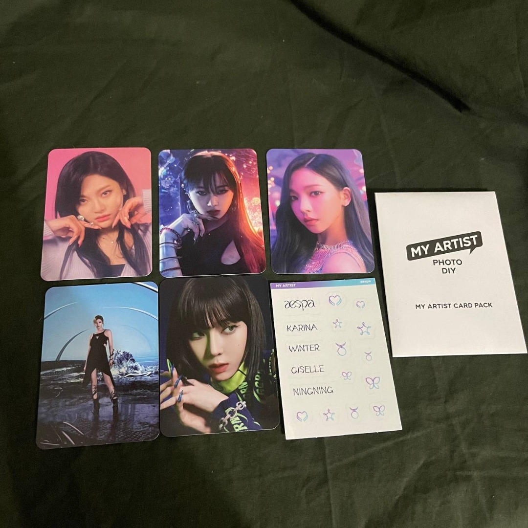 aespa MY ARTIST CARD PACK TINGI, Hobbies & Toys, Memorabilia ...