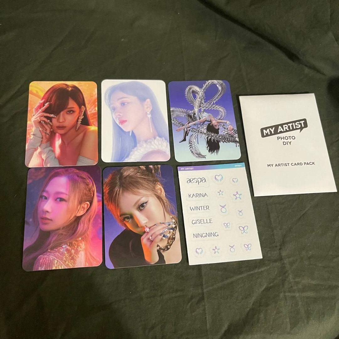 aespa MY ARTIST CARD PACK TINGI, Hobbies & Toys, Memorabilia ...