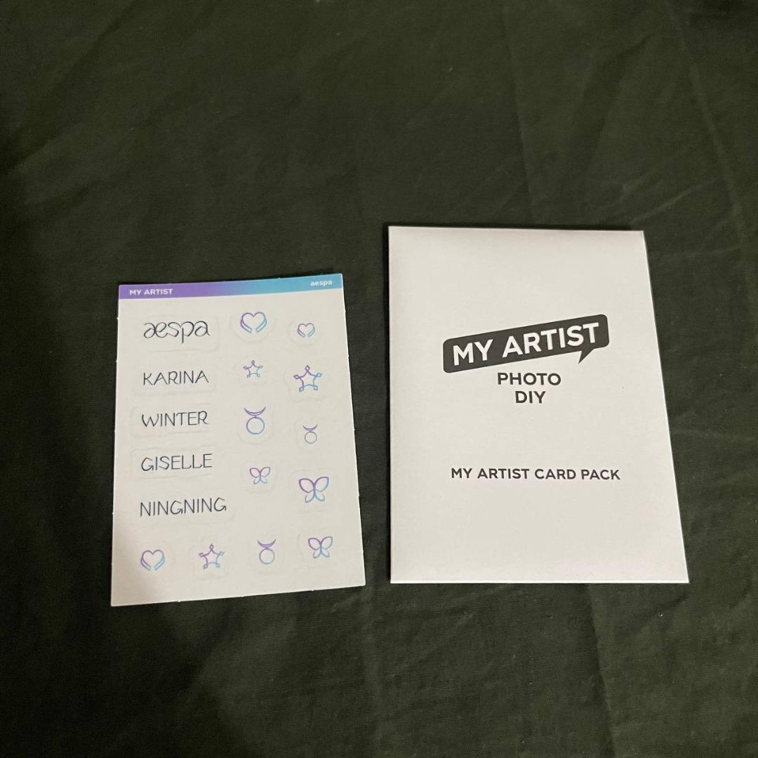 aespa MY ARTIST CARD PACK TINGI, Hobbies & Toys, Memorabilia ...