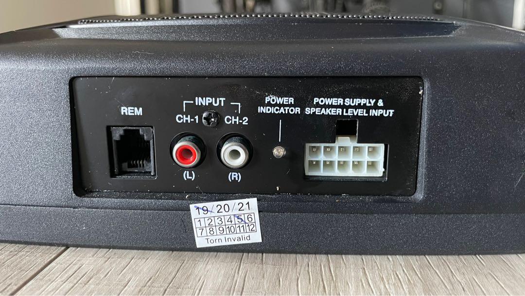 Alphine Car active sub woofer ., Audio, Soundbars, Speakers ...