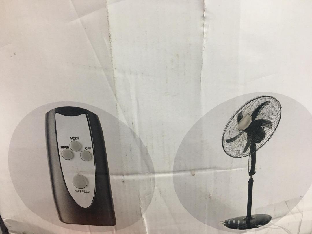 Anko 50cm Black Pedestal Fan, Furniture & Home Living, Lighting & Fans ...