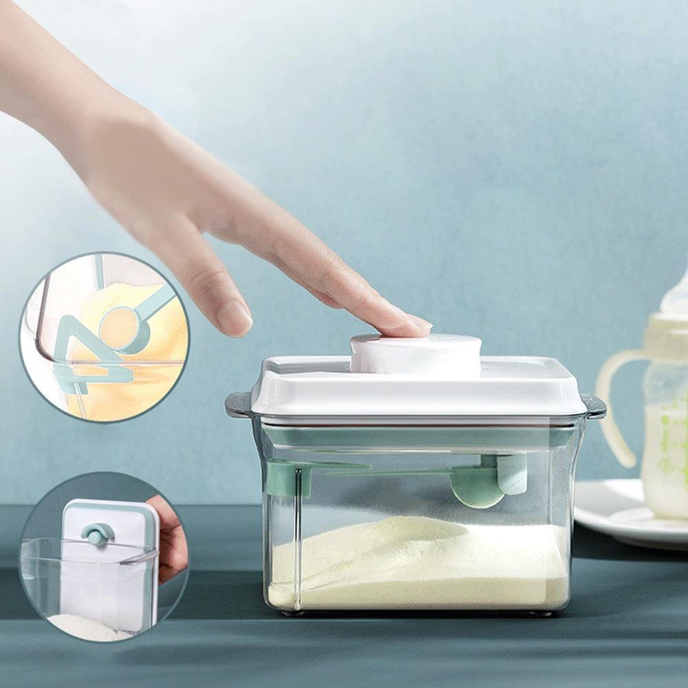 Ankou Airtight Milk Powder Storage Container with Scraper and Spoon ...