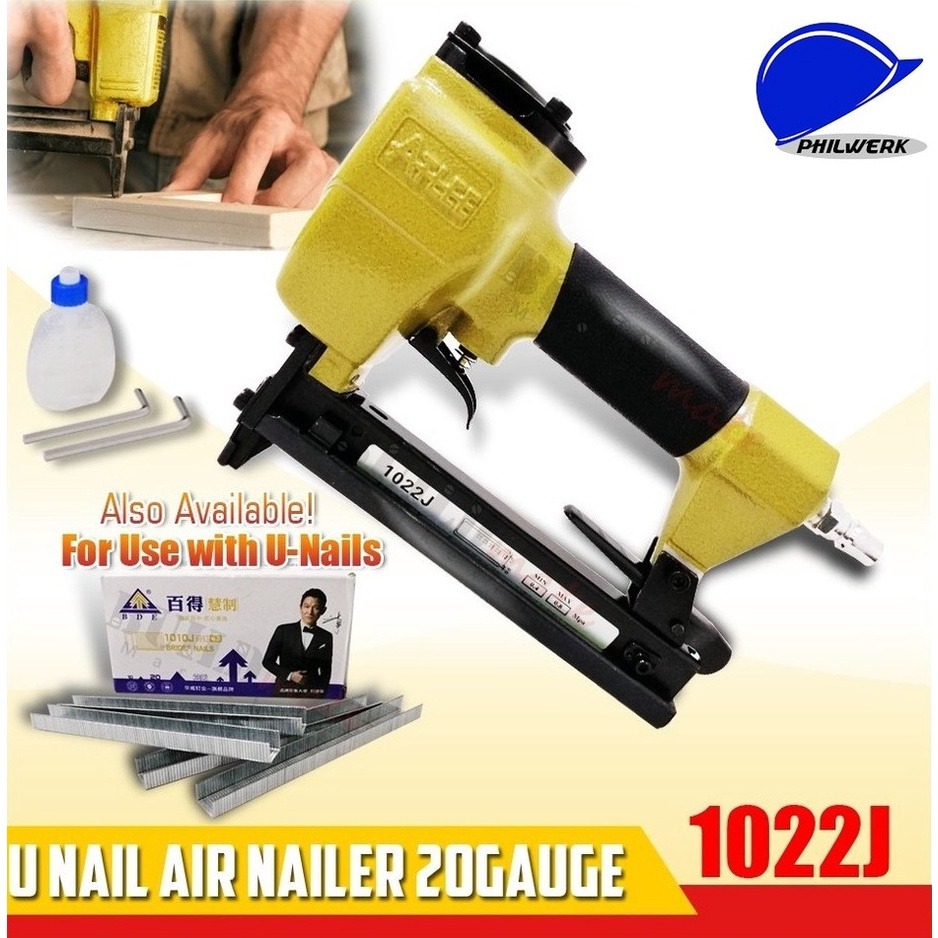 ATLEE Air Nailer 1022J, Commercial & Industrial, Construction Tools ...