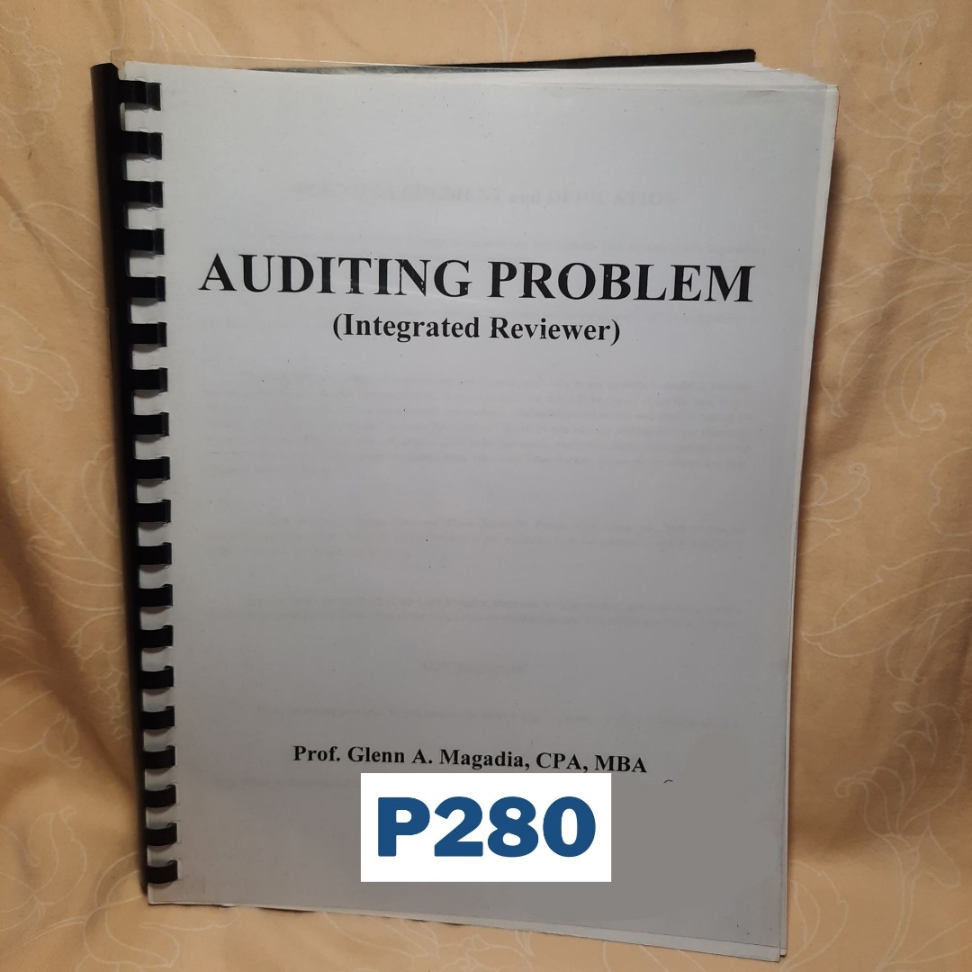 Auditing Problem Testbanks by Magadia, Hobbies & Toys, Books ...