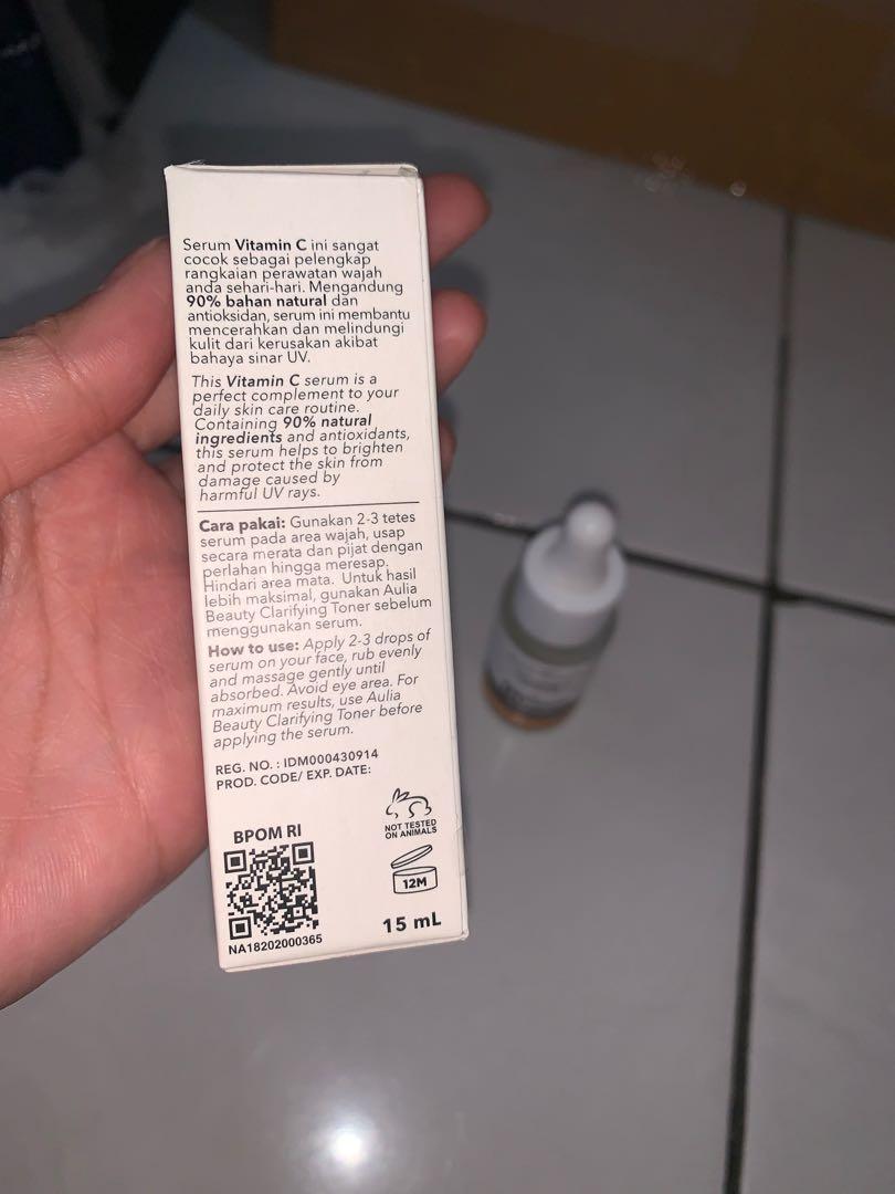 Aulia beauty vit C serum, Kesehatan & Kecantikan, Kulit, Sabun & Tubuh ...