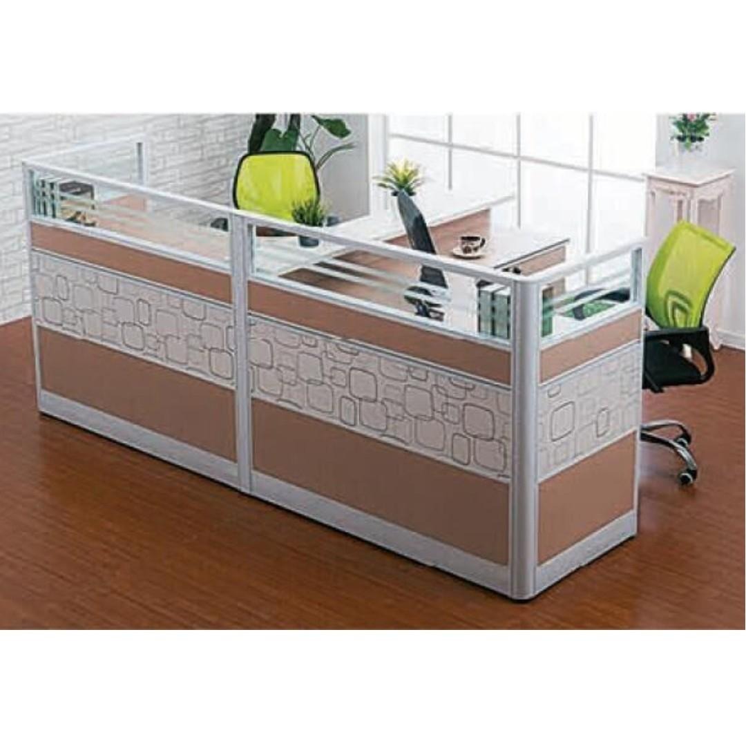 B48 Workstation w Partition, Office Table, System Furniture Cubicle ...